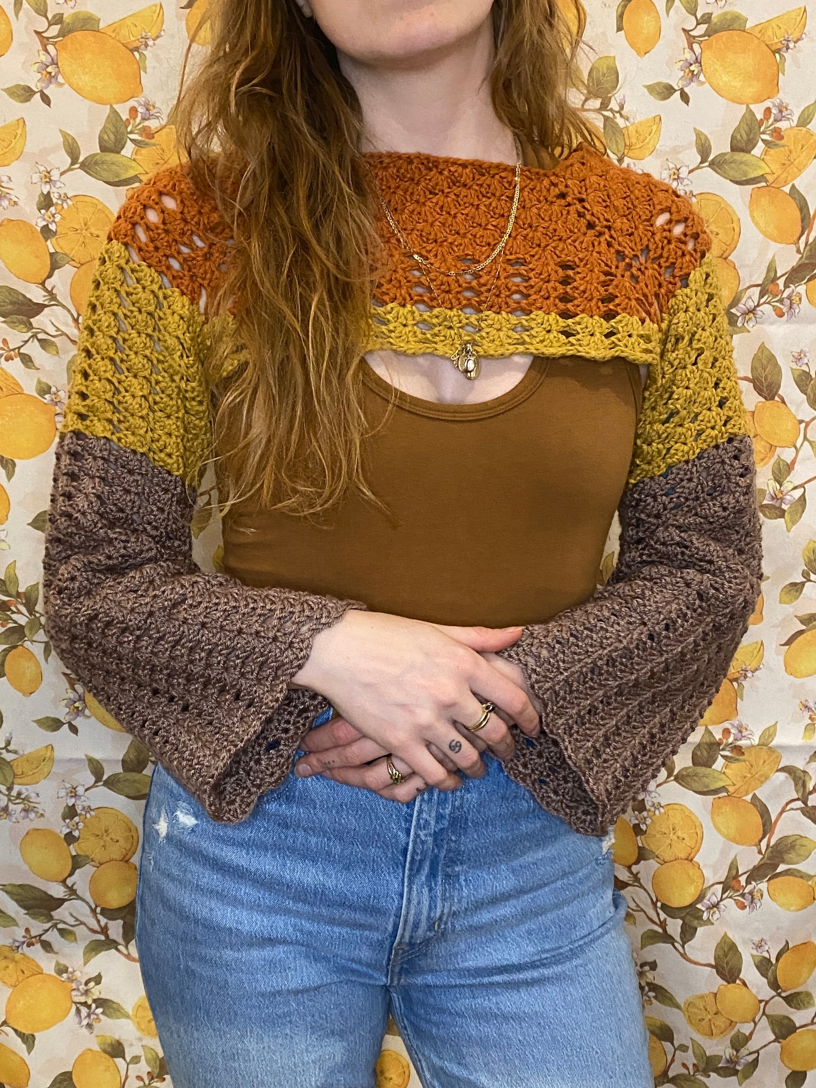 Sleevie Nicks Top Crochet Pattern - Digital Download – Lemon Ephemera