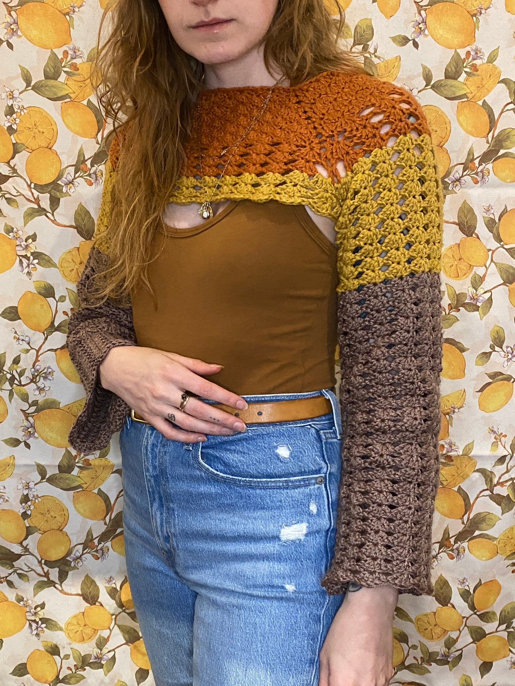 Sleevie Nicks Top Crochet Pattern - Digital Download – Lemon Ephemera